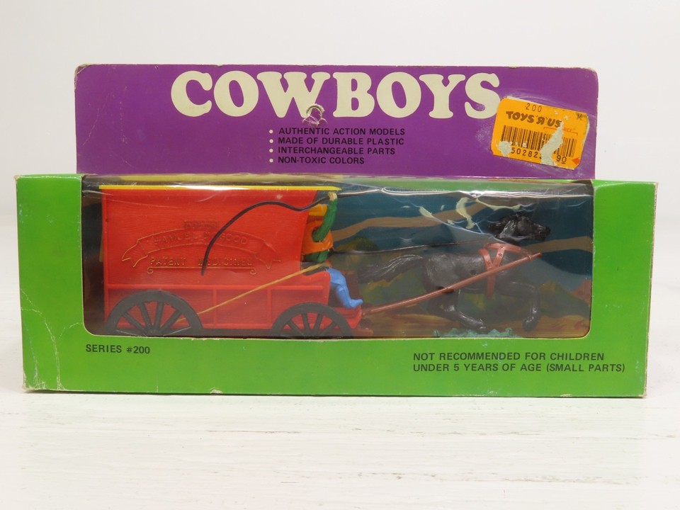 Ward International Vintage Western Cowboy Stagecoach Toy Lot of 2 12095 ...