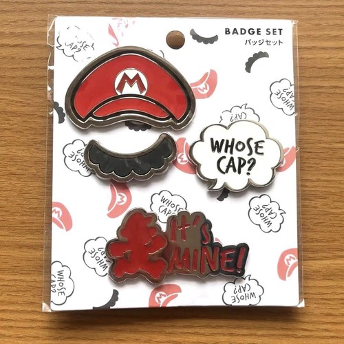 Usj Universal Studio Super Mario Badge Set Whose Cap | eBay