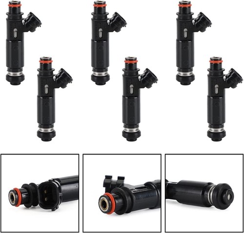 6PCS NEW FUEL INJECTORS For MITSUBISHI PAJERO NP 6G75 3.8 V6 2003-06 ...