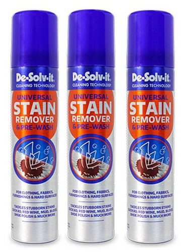 Universal Stain Remover and Pre-Wash Fabric Spray De-Solv It 100ml x ...
