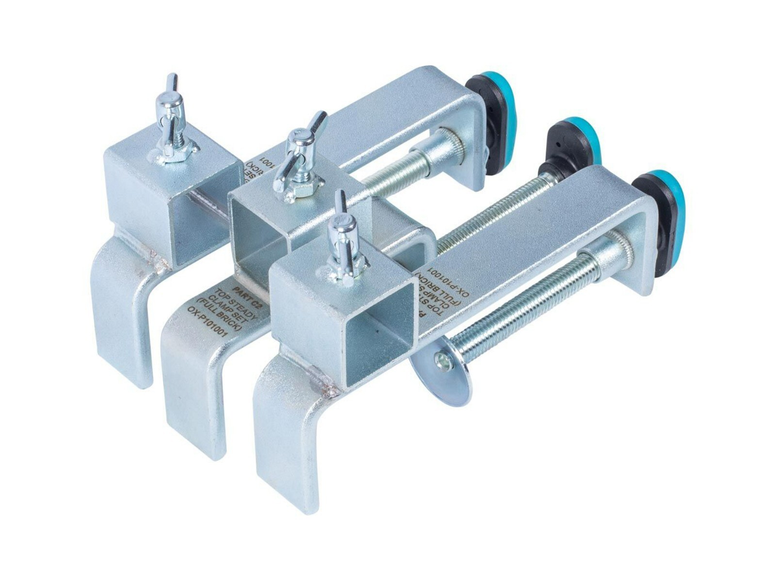 OX Tools Top Steady Clamp-On (FULL BRICK) Clamp Set - OX-P101001 for ...