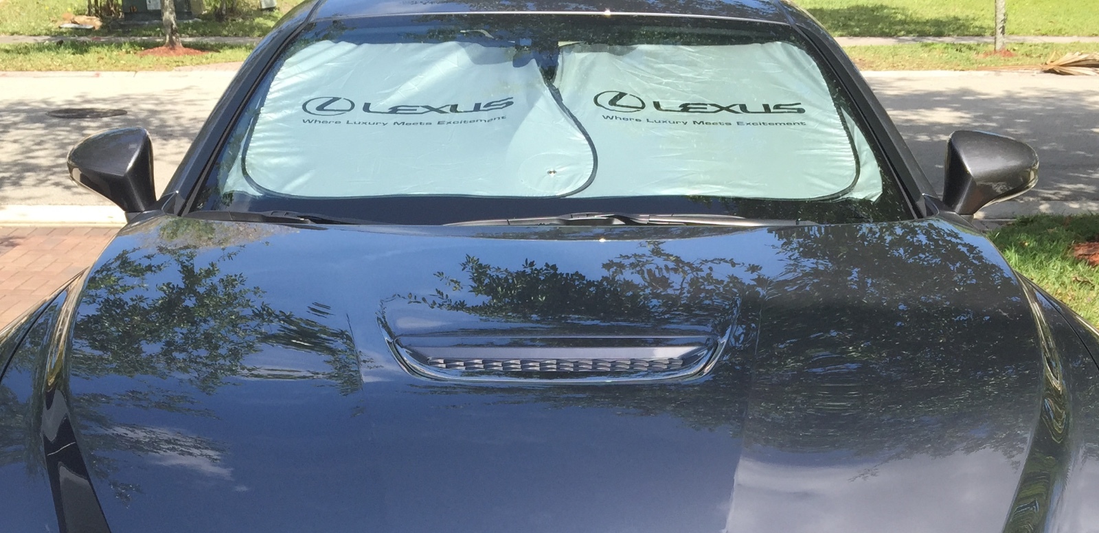 Lexus RCF Sunshade Sun shade by Level 7 Easy Fold Pivot System Fits ...