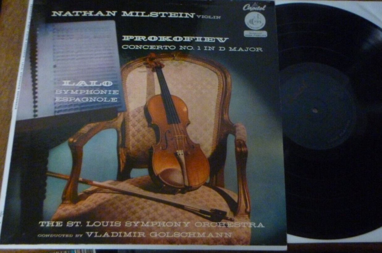 NATHAN MILSTEIN - GOLSCHMANN / PROKOFIEV - LALO / CAPITOL P 8303 | eBay