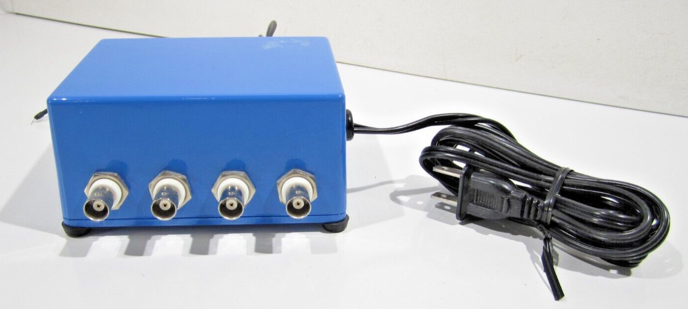 4 Channel High Impedance Probe Single End Input, Ground Referenced 12V ...