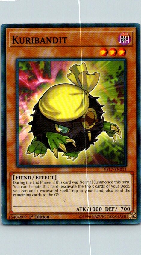 Kuribandit YS17-EN014 Yu-Gi-Oh! Card Light Play 1st Edition | eBay