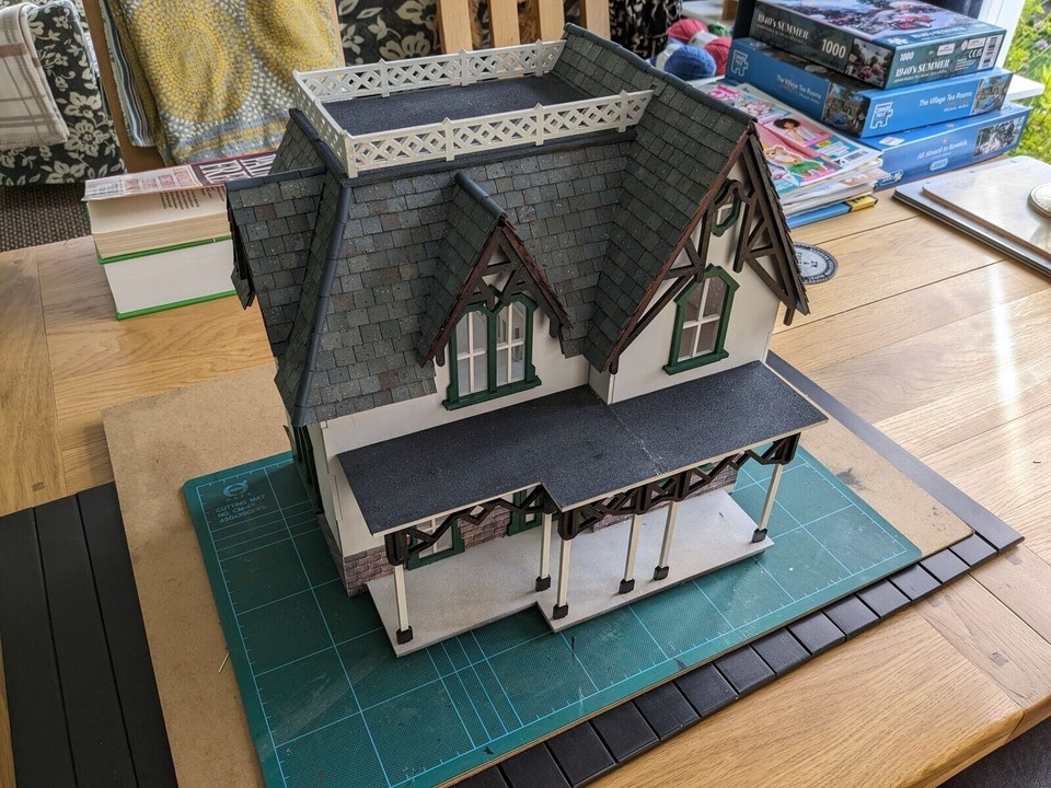 Wooden Dolls House Laser Cut diy self build model kit (SL) FREE FAST ...