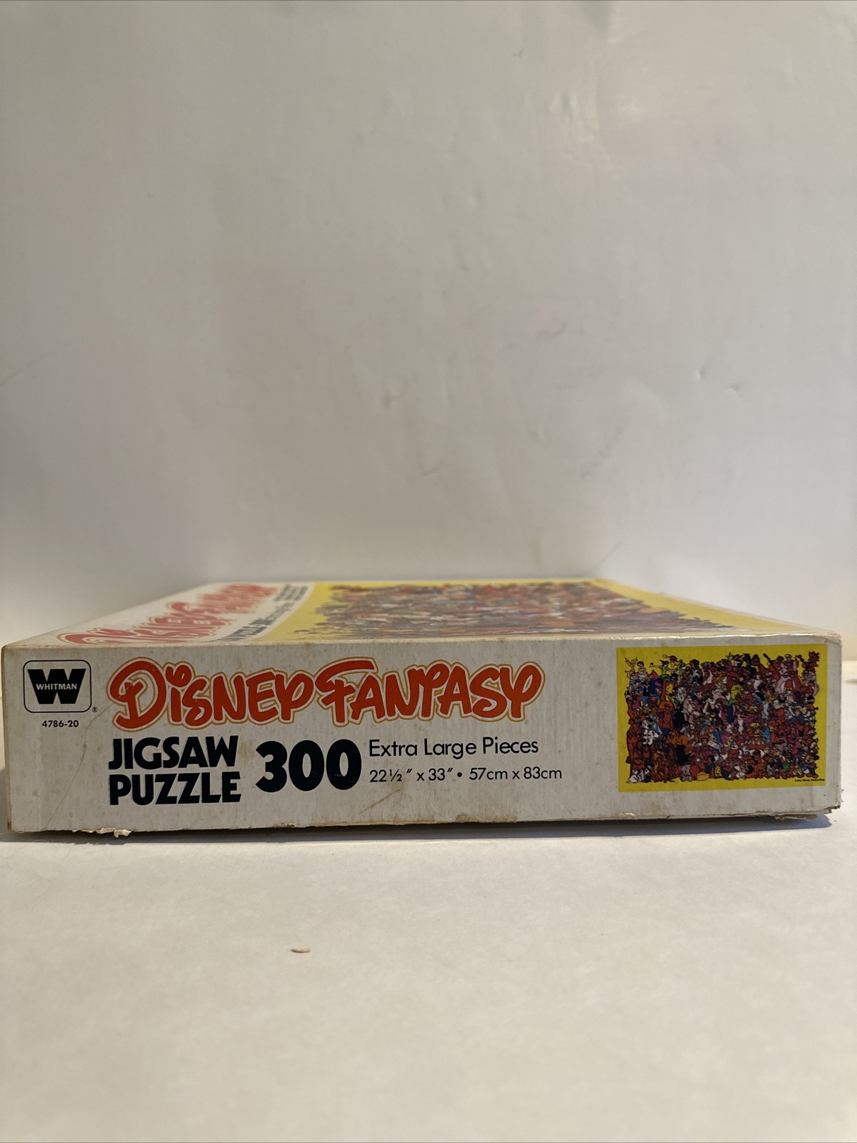 Disney Fantasy Characters 300 Extra Large Pieces Whitman 1981 Puzzle ...