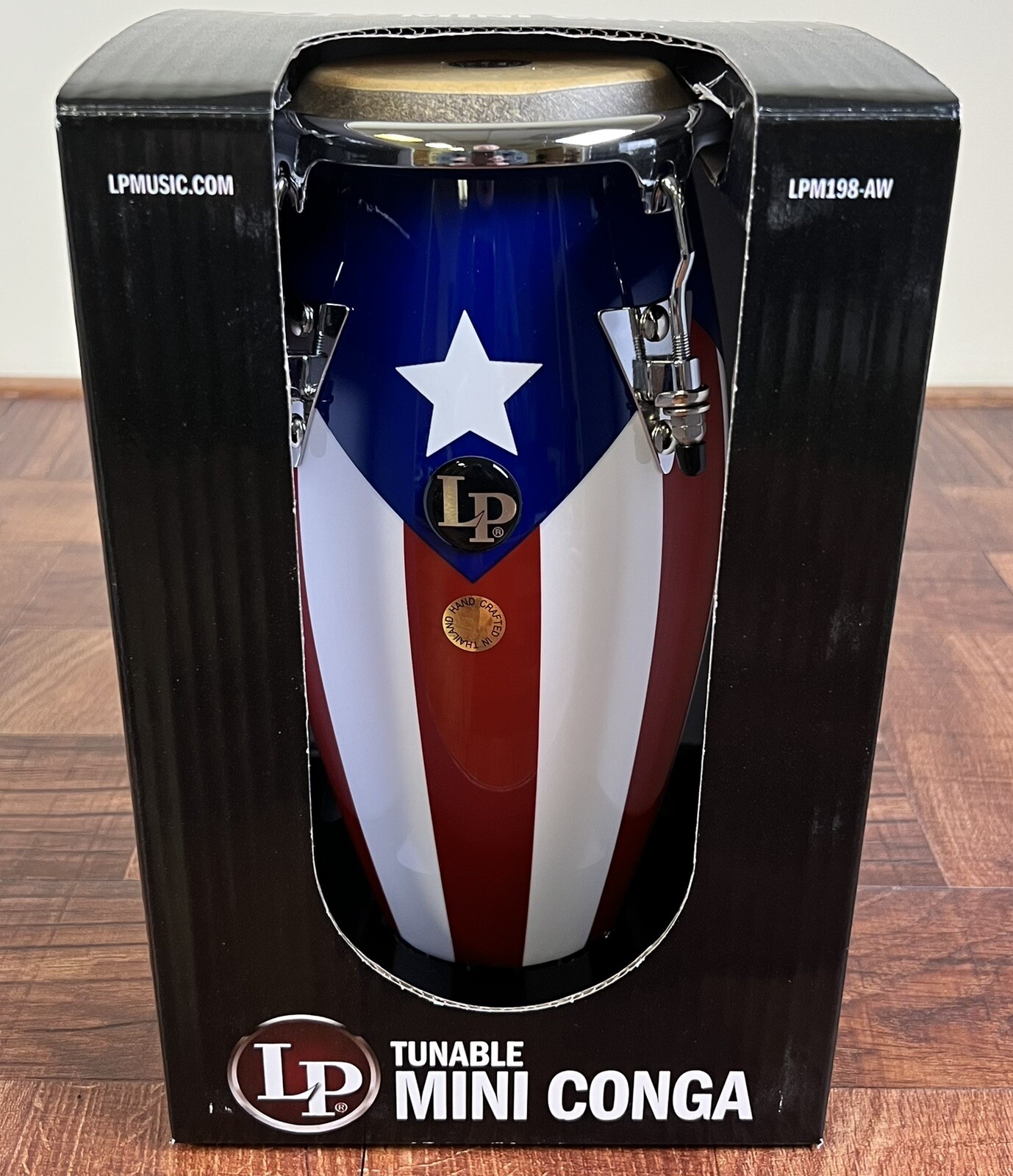 Latin Percussion MINI Conga 11”Tall With Puerto Rico Flag Design. | eBay