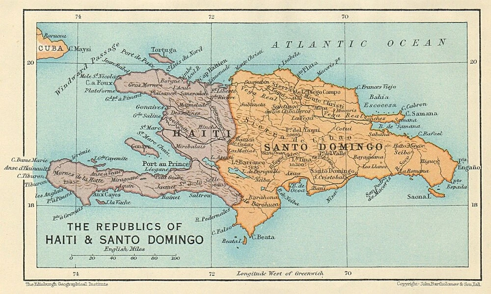 Hispaniola On World Map