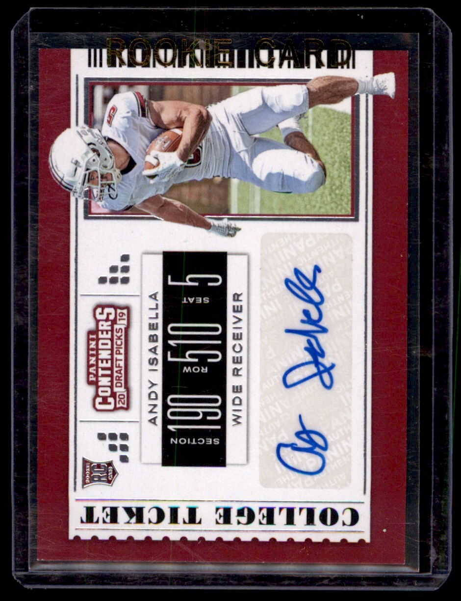 2019 Panini Contenders Draft Picks - College Ticket Draft Ticket Blue ...