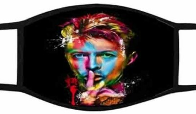 Face Mask / Covering David Bowie Shhh + PM2.5 Active Carbon Filter ...