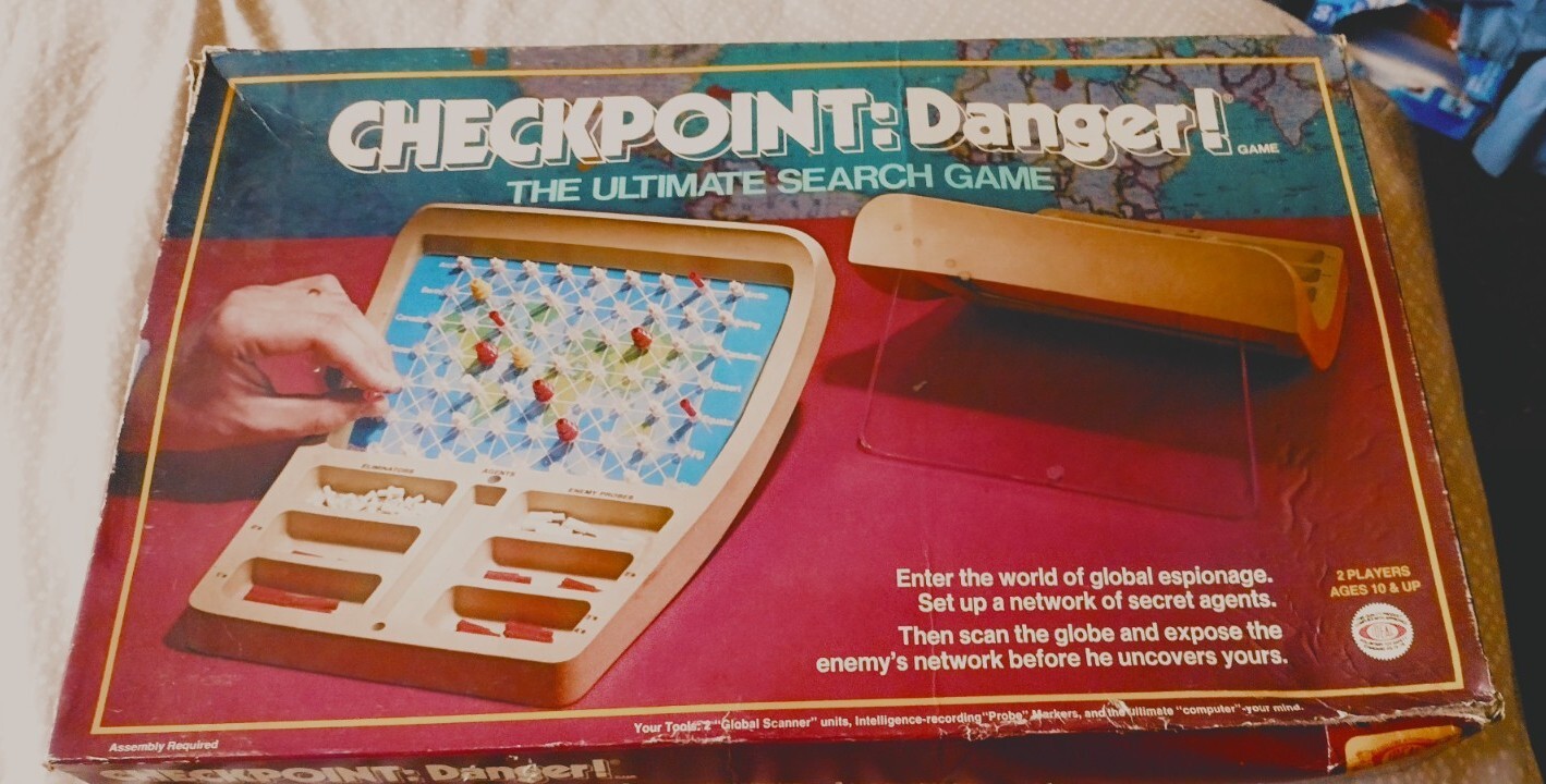 Vintage 1978 Checkpoint: Danger! Ultimate Search Game Global Espionage ...
