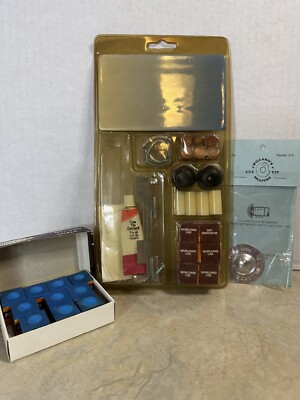 Vtg Pioneer Chalk & Repair Tournament Pool Billiard Blue Willard’s Cue ...