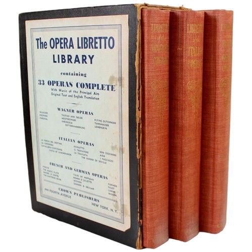 WAGNER OPERAS LIBRETTOS DIE WALKURE FRENCH ITALIAN SET 3 VOL FAUST ...