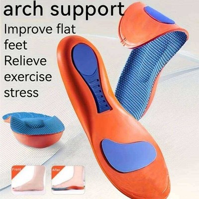 Orthotic Shoe Insoles Inserts Flat Feet High Arch Support for Plantar ...