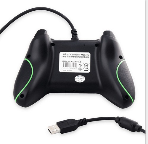 New Wired USB Game Controller for Xbox One & PC – Dual Vibration ...
