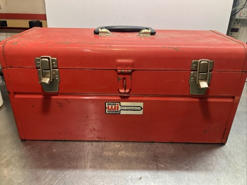 WATERLOO INDUSTRIES 20” Mechanics Metal Toolbox w/ Tray HEAVY DUTY!! | eBay