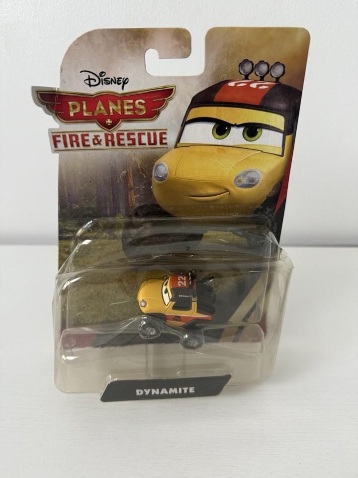 Disney Pixar Planes Fire & Rescue Dynamite Figure Vehicle New Mattel ...