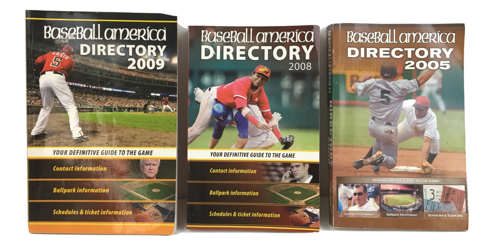 Baseball America Directory Books 2005, 2008, 2009 (Lot Of 3) | eBay