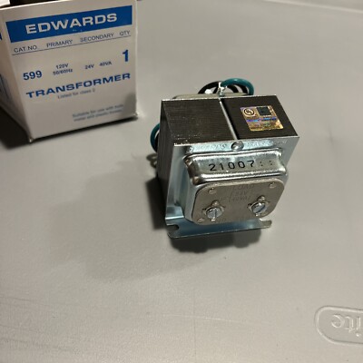 Edwards Signaling 599 120V/24V 40W Transformer | eBay