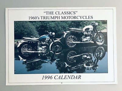 The Classics 1960s Triumph Motorcycles 1996 Calendar | eBay
