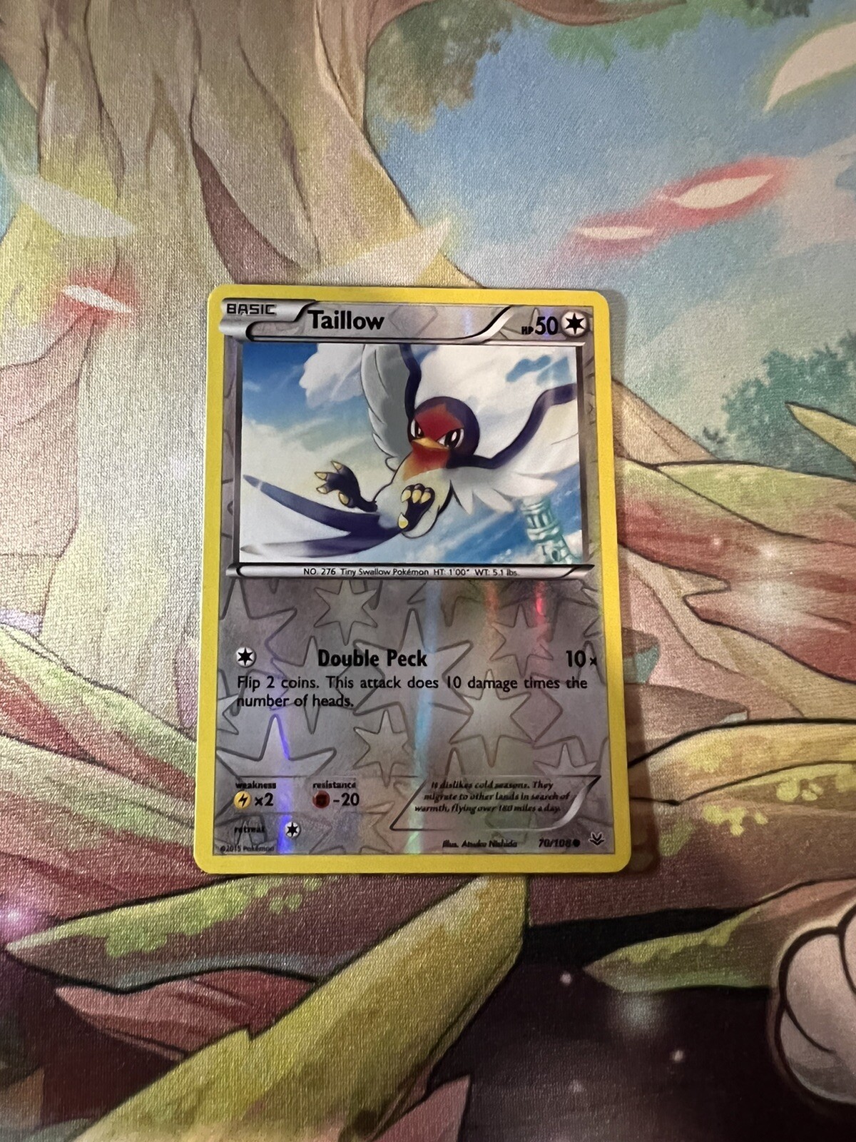 Taillow 70/108 C Reverse Holo Pokemon TCG Card Roaring Skies NM+ | eBay