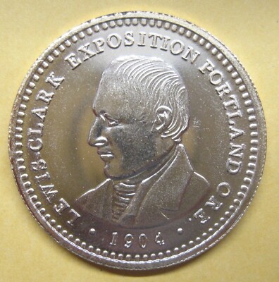 1904 Lewis Clark Exposition Coin/Medal (copy) 1 1/2" Take a Look | eBay