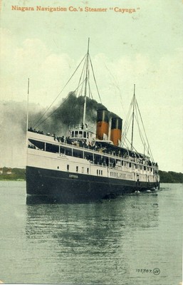 "Niagara Navigation Co's Steamer "Cayuga" Toronto CA Canada Posted ...