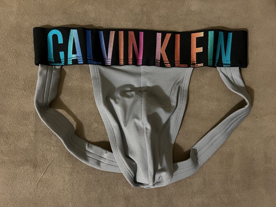 CALVIN KLEIN GRIFFIN GREY INTENSE POWER PRIDE JOCKSTRAP UNDERWEAR XS ...