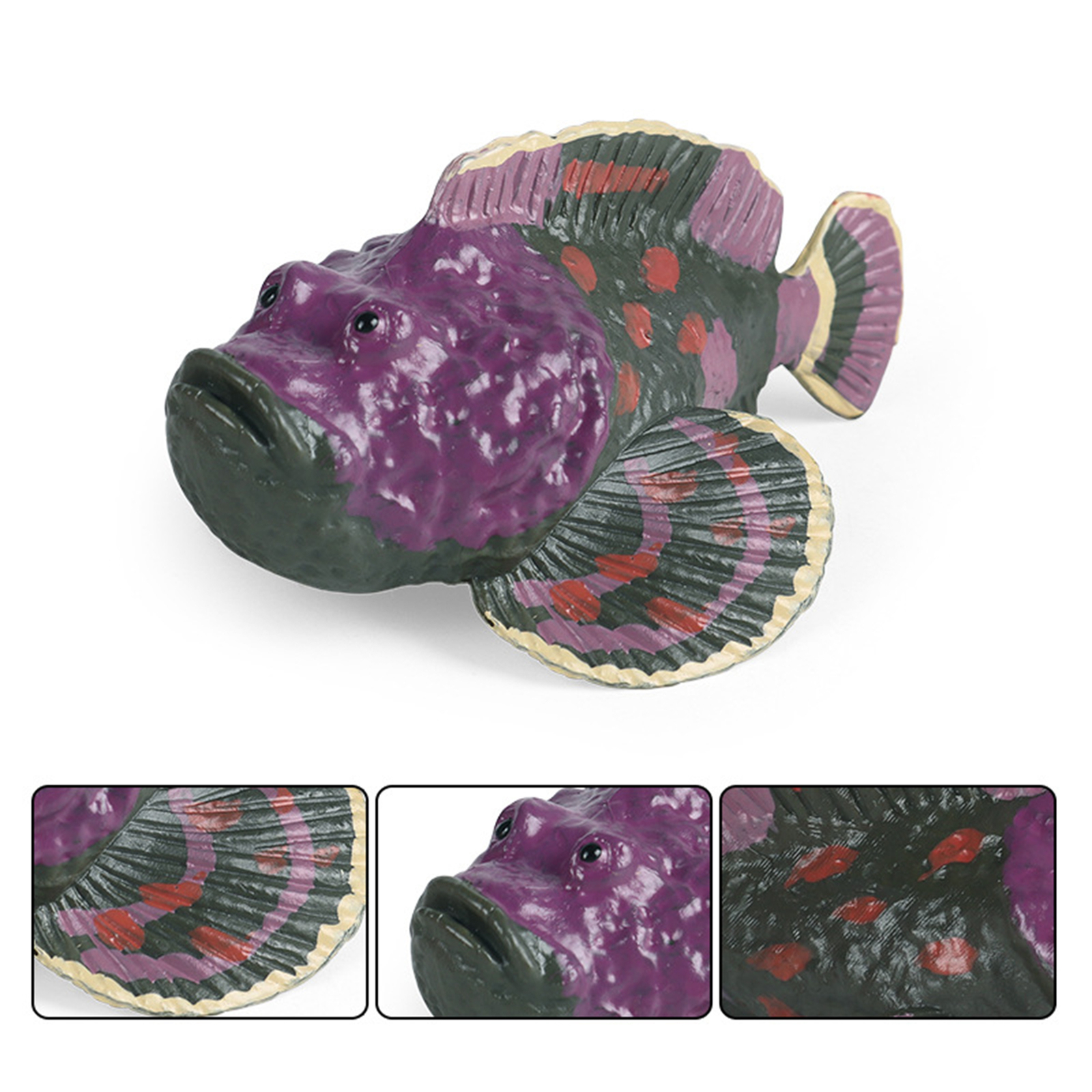 Sea Animal Model Realistic Decoration Sea Life Fish Statue Model ...