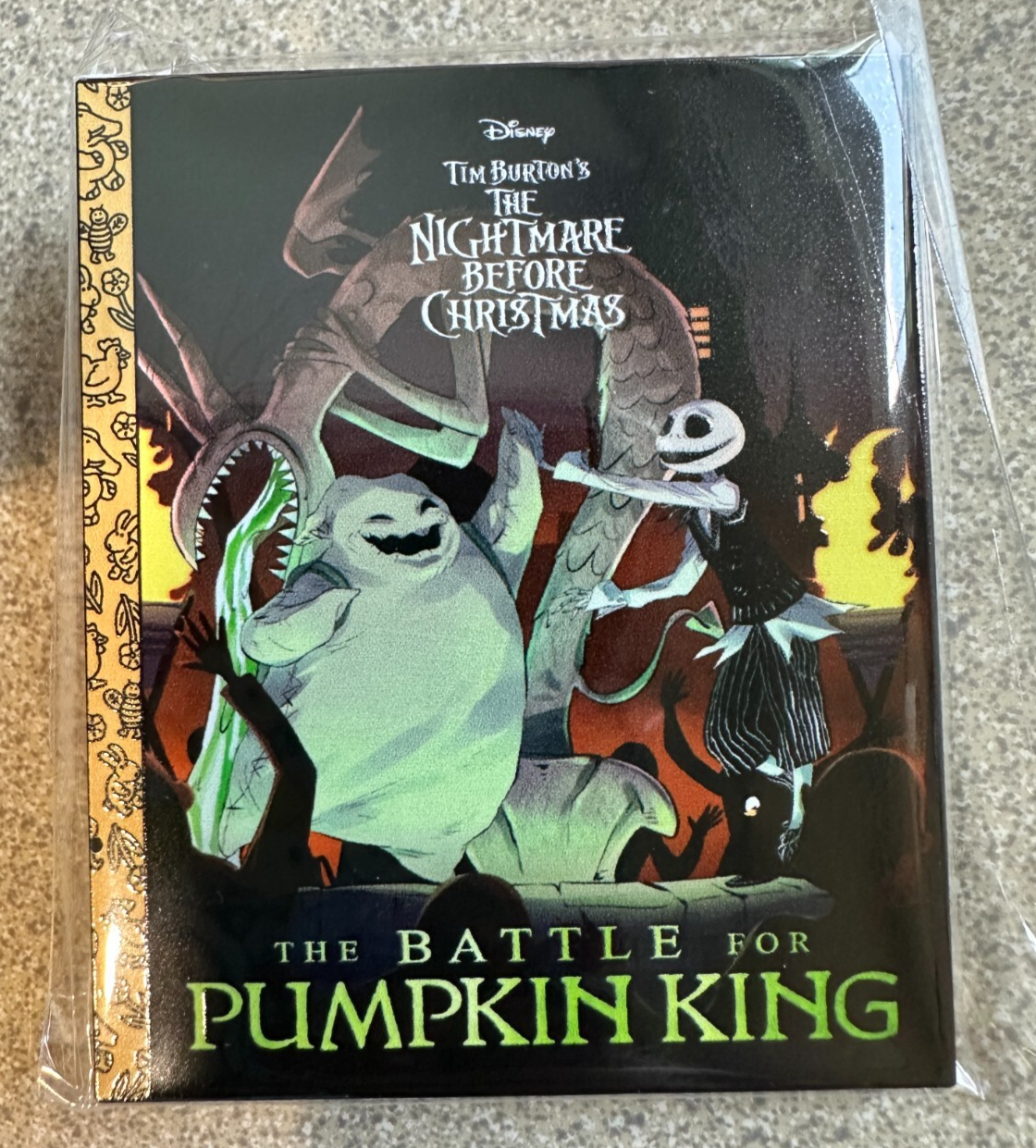 OOGIE BOOGIE NIGHTMARE BEFORE CHRISTMAS LITTLE GOLDEN BOOK 3" JUMBO ...