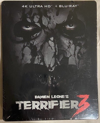 Terrifier 3 Collector's Edition SteelBook(4k UHD + Blu-ray, 2024) / NEW ...