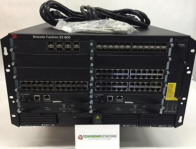 Brocade FI-SX800 2x SX-FI-ZMR-XL-PREM6, SX-FI-8XG, SX-FI-24HF 3x SX-FI ...