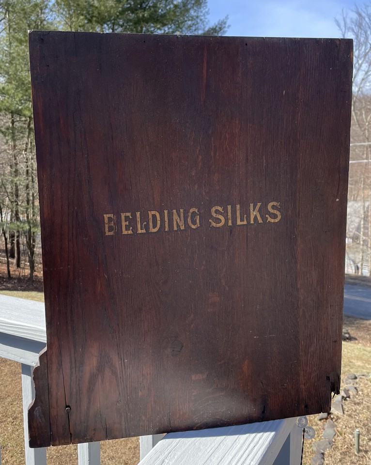Antique Belding Brothers Silk Spool Cabinet Sewing Victorian 19th C ...