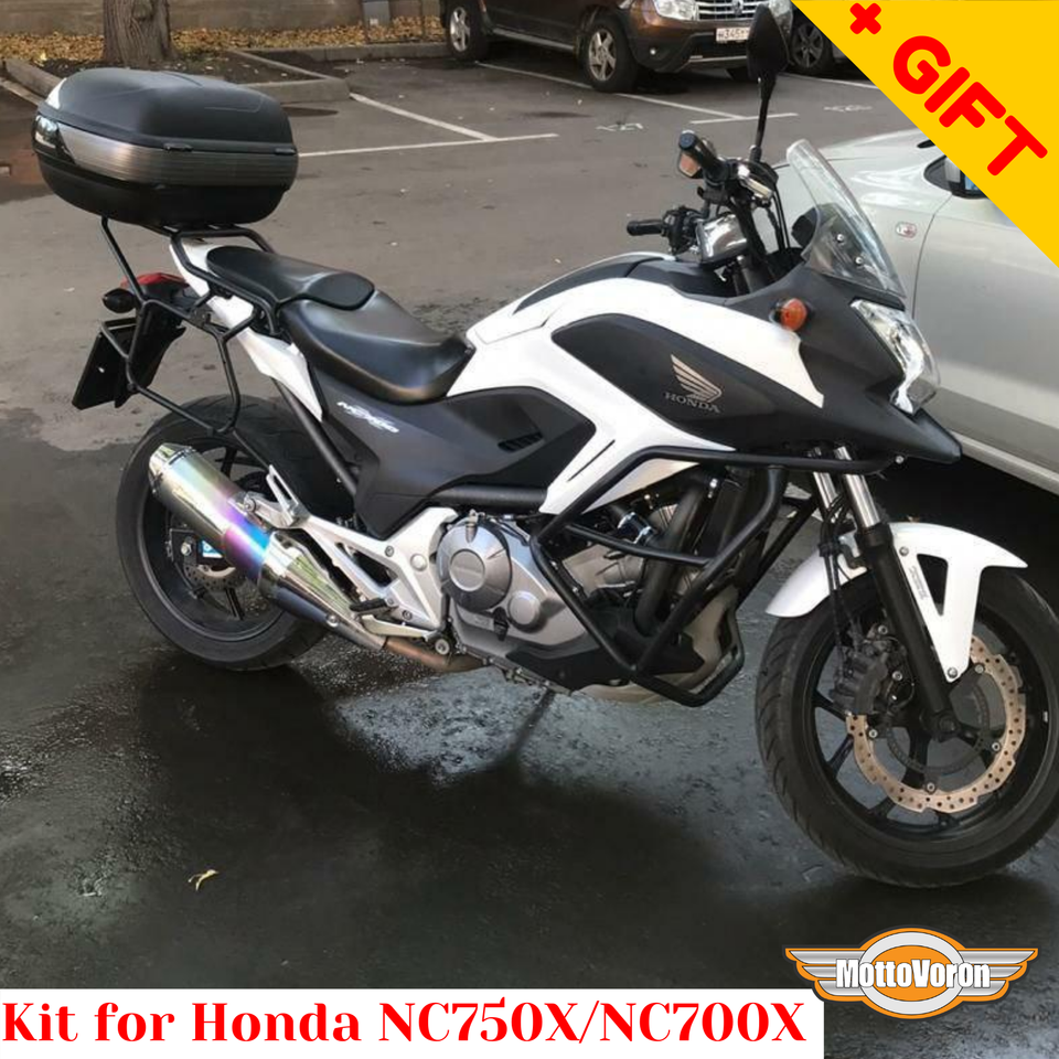 For Honda NC750X Rack luggage system Crash bars NC 700 X NC750XA ...
