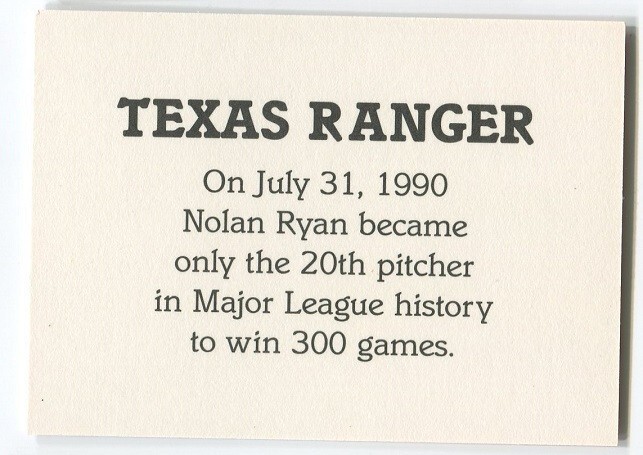 Nolan Ryan Texas Rangers The Cowboy Oddball HOF | eBay