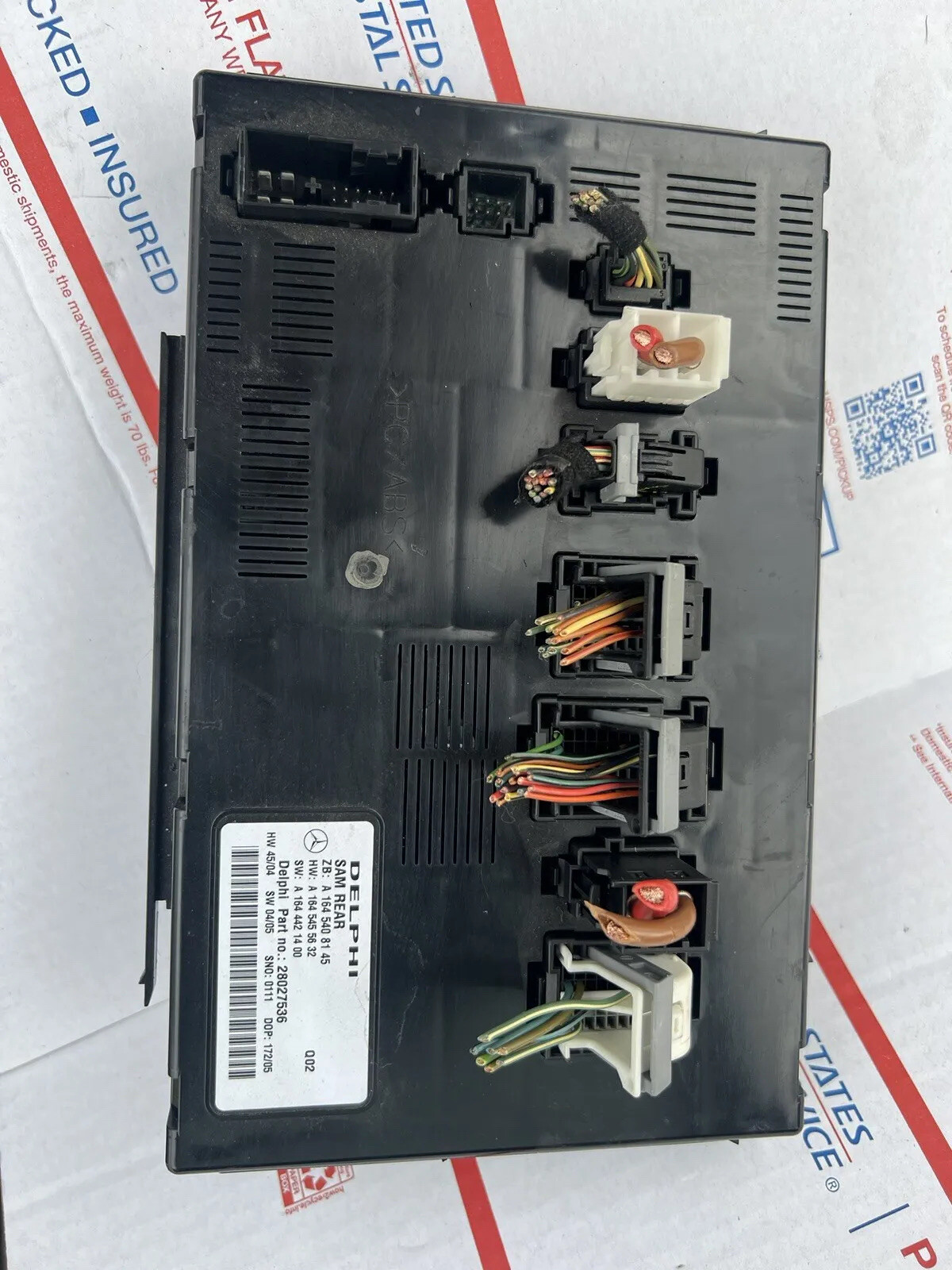 06-12 MÓDULO DE CONTROL SAM TRASERO MERCEDES GL450 ML500 R350 CLASE ...