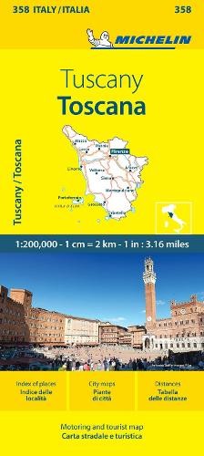 Michelin Toscana - Michelin Local Map 358 (Map) 9782067262966 | eBay