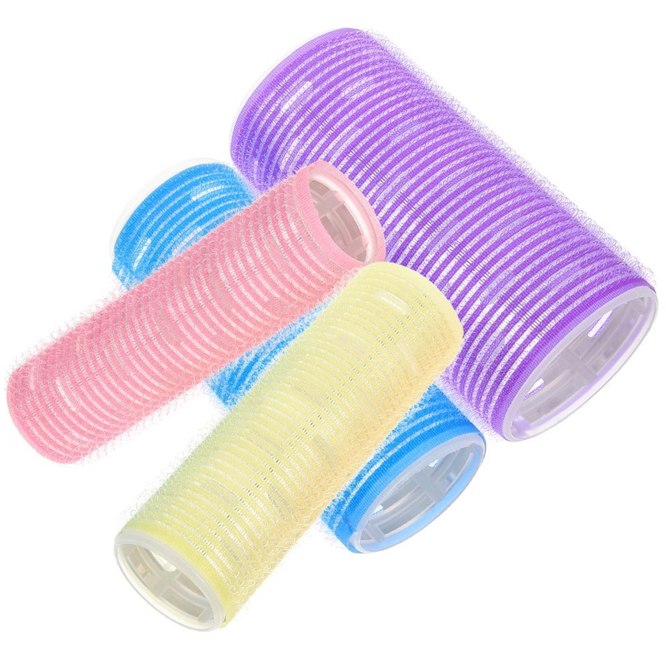 4 Pcs Hair Rollers Aluminum Sheet Self Grip Hair Curlers Set | eBay UK