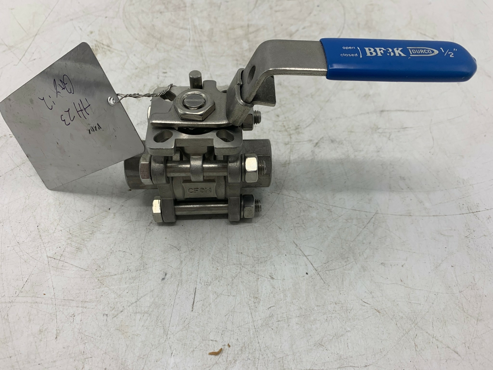 Durco 1/2" 1000WOG CF8M Valve BF3K | eBay