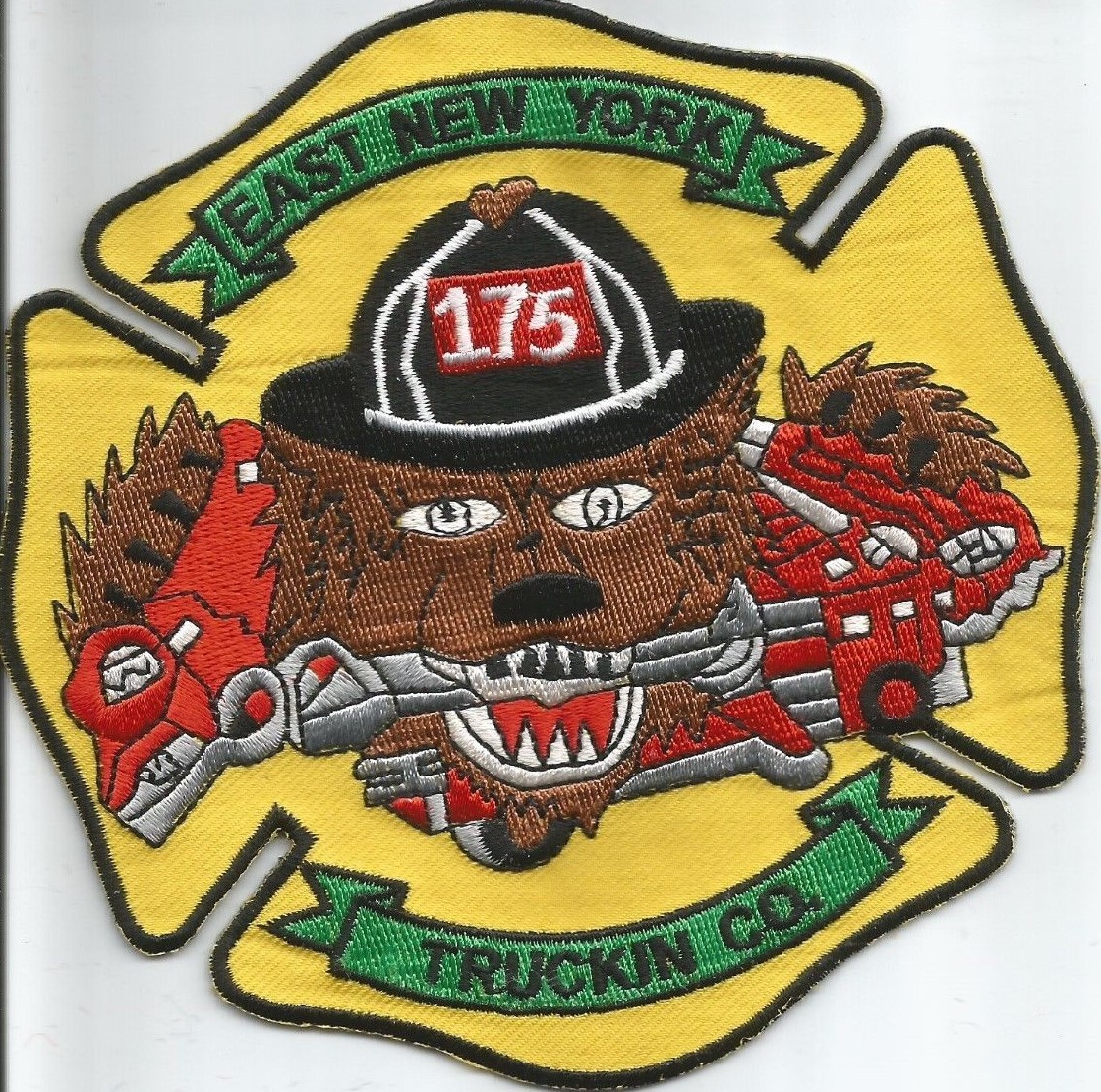 New York City - Ladder 175 "East N.Y. Trucking Company" (5" x 5") fire ...