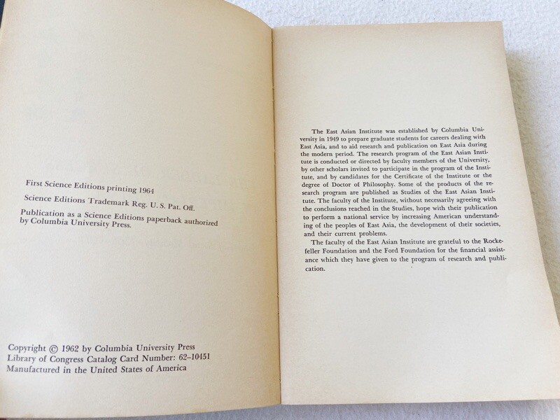 The Ladder Of Success In Imperial China by Ping-Ti Ho 1964 PB | eBay UK