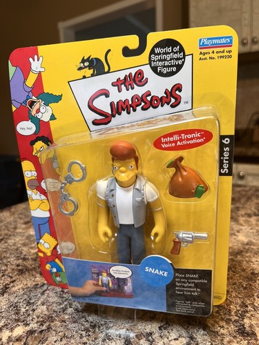 The Simpsons World Of Springfield Interactive Figure Snake Series 6 | eBay