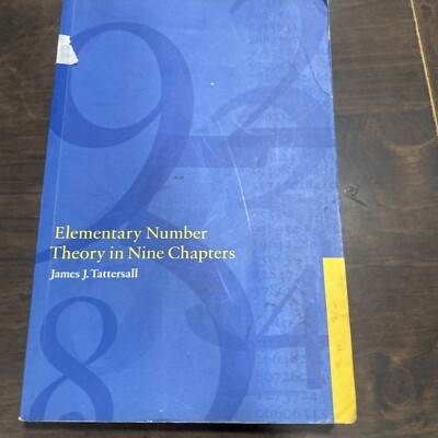 Elementary Number Theory in Nine Chapters | eBay