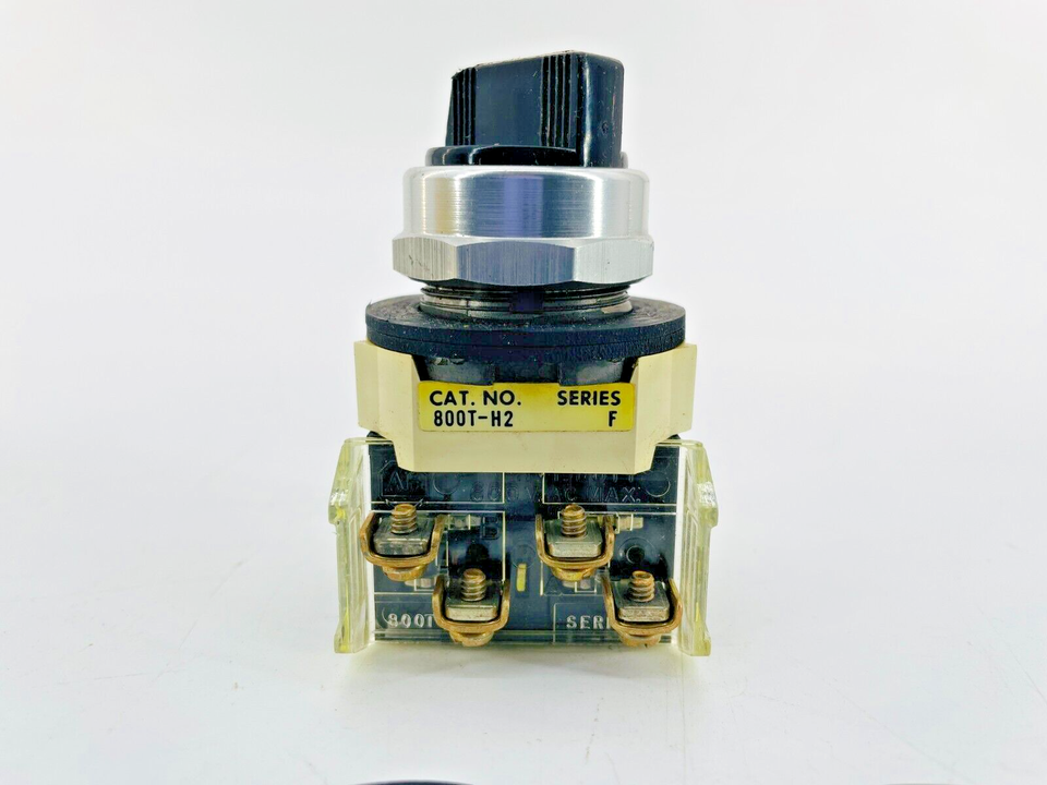 New Allen Bradley 800T-H2B Selector Switch 2 POS 2NO 2NC | eBay
