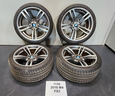 OEM Genuine BMW F80 F82 F83 Rim Wheel M Double Spoke 437M Tires Silver ...