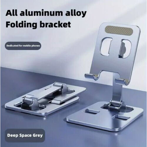 Universal Metal Desk Tabletop Phone iPad Tablet Stand Holder Foldable ...