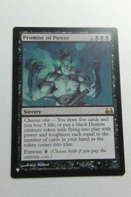 MTG Promise of Power x1- -The List-Lightly Played | eBay