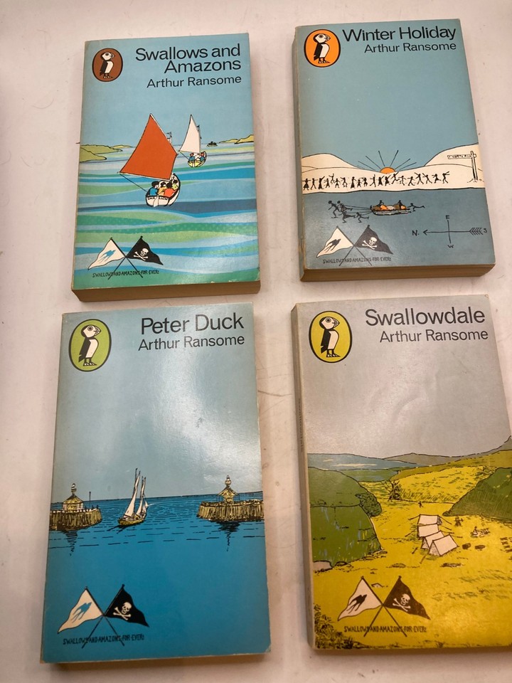 Arthur Ransome 4 Book Set Swallows and Amazons Forever Series 4 PBs ...