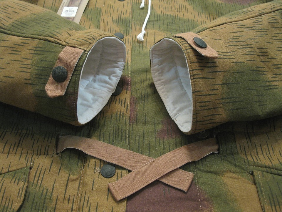 WW2 German Army Reversible Splinter/Snow Camouflage Parka Large Brand ...